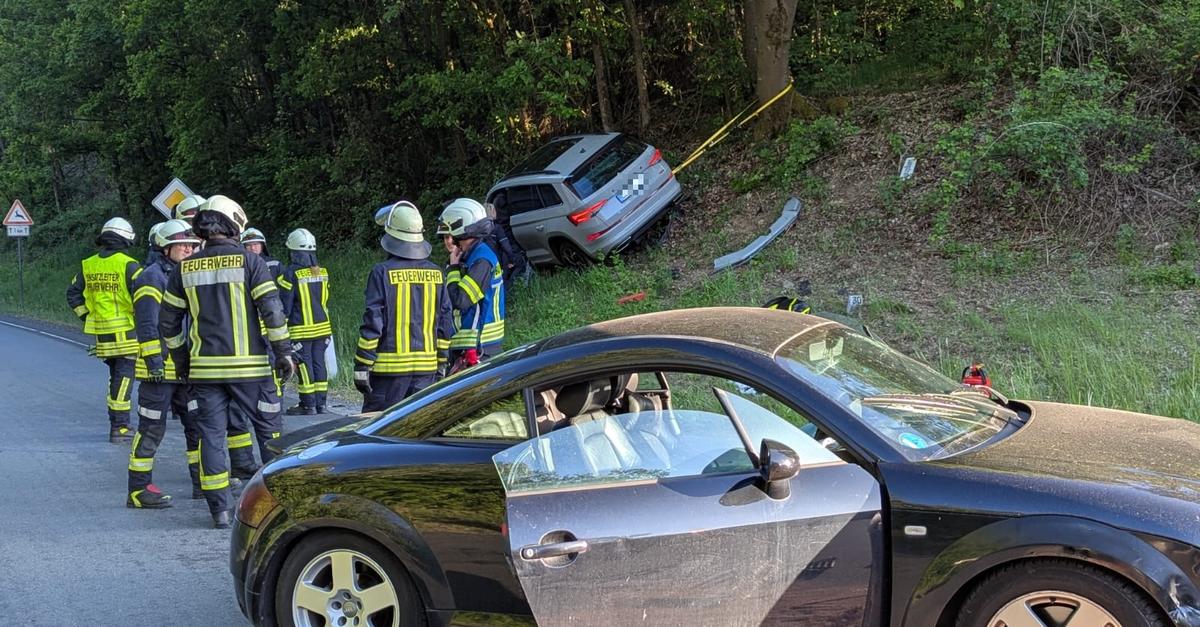 Autos stoßen bei Burbach zusammen – zwei Leichtverletzte